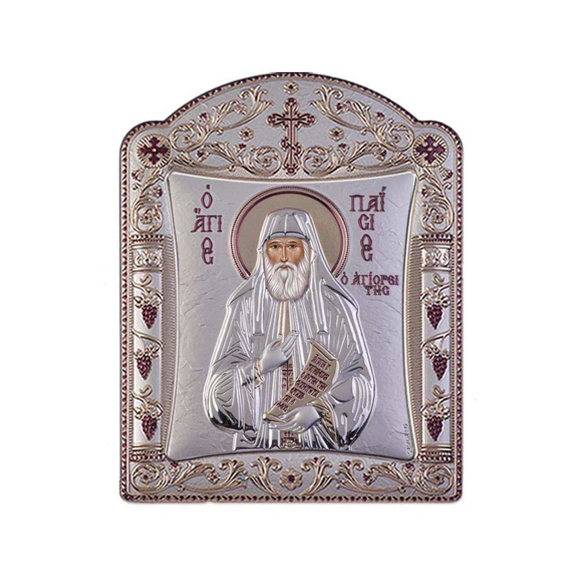 Αγιος Παϊσιος με Κλασικό Κανονικό Στεφάνι